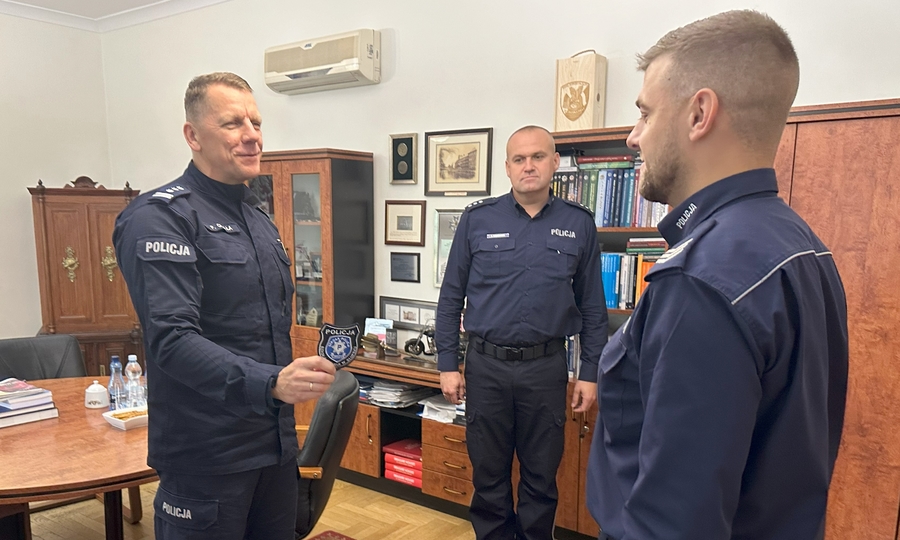 Nowy policjant w kadrze Szkoły - Aktualności - Szkoła Policji w Słupsku